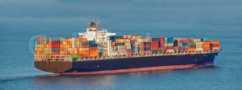 Containerschiff | Stock Bild | Colourbox