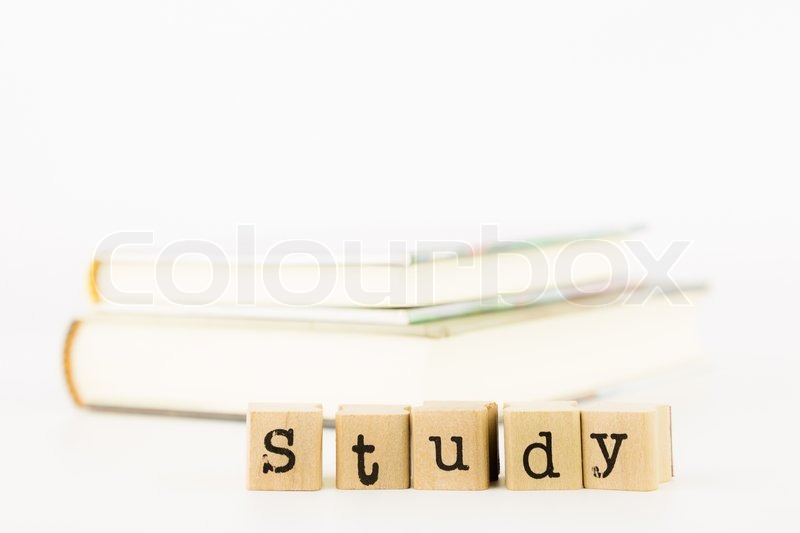 Closeup study wording, learning and ... | Stock image | Colourbox