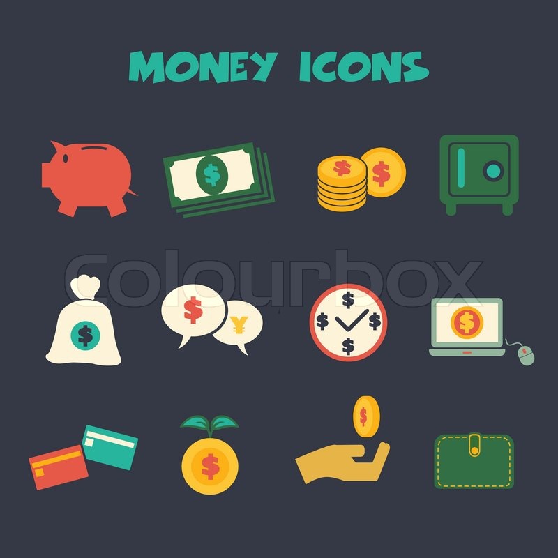 Geld icons3 | Stock-Vektor | Colourbox