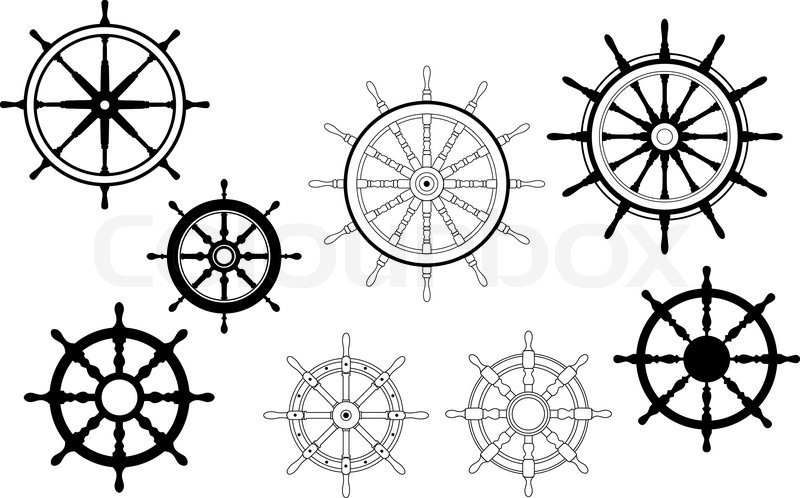 Ship Wheel Stencils
