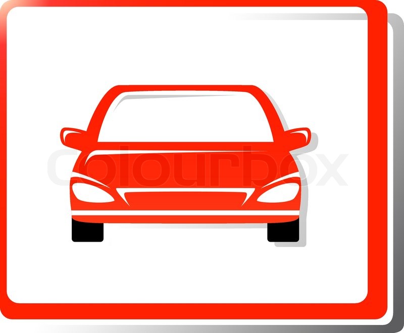 Rotes Auto | Stock-Vektor | Colourbox