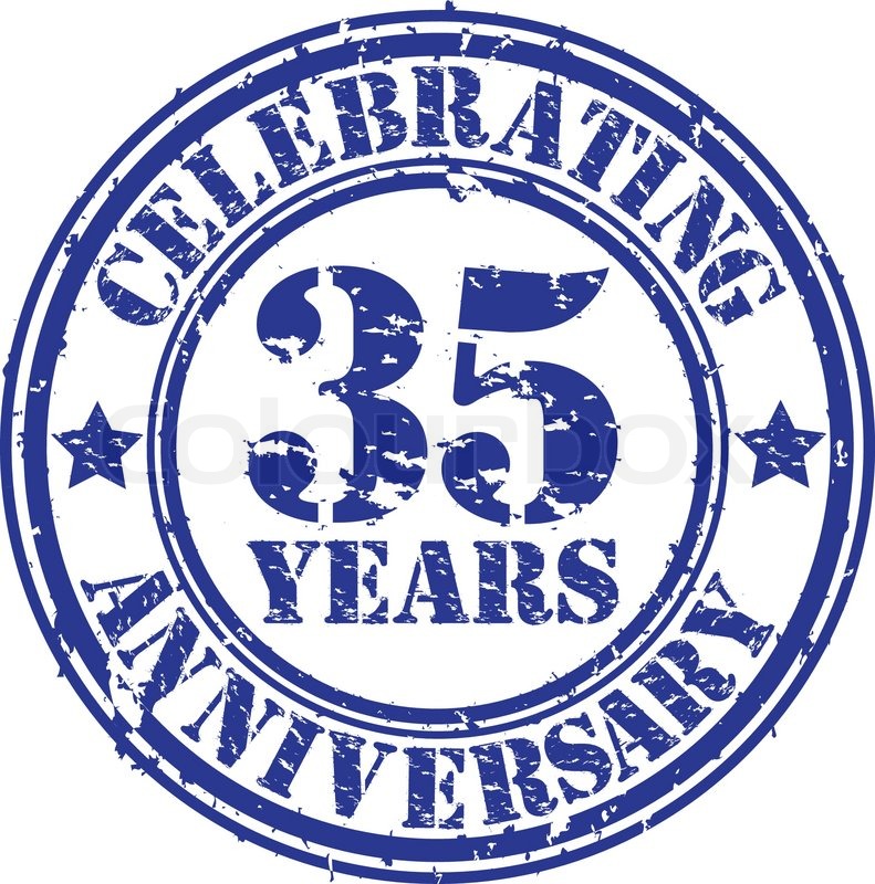 Celebrating 35 years anniversary ... | Stock vector | Colourbox