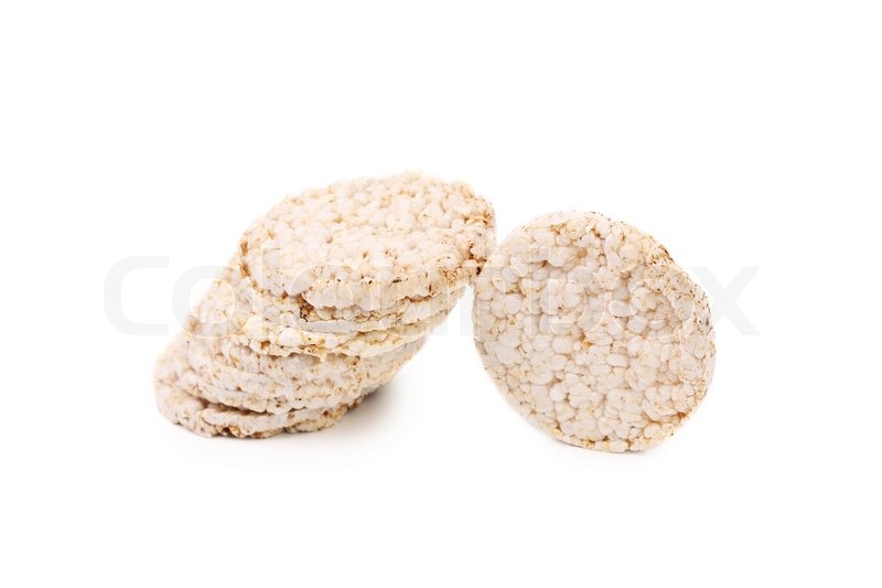 Stapel von Puffreis-snack | Stock Bild | Colourbox