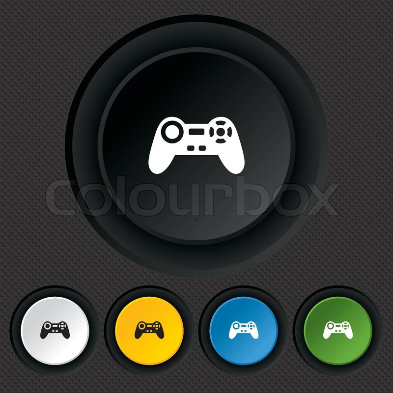 Joystick sign icon. Video game symbol. ... | Stock vector | Colourbox