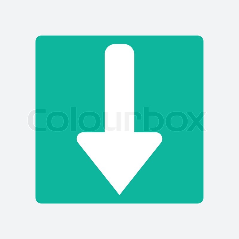 Pfeil nach unten | Stock-Vektor | Colourbox