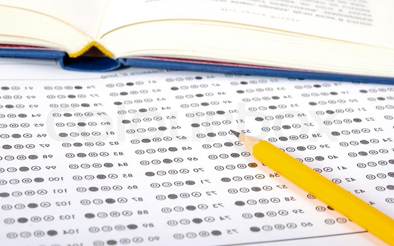 School and Education. Test score sheet ... | Stock image | Colourbox