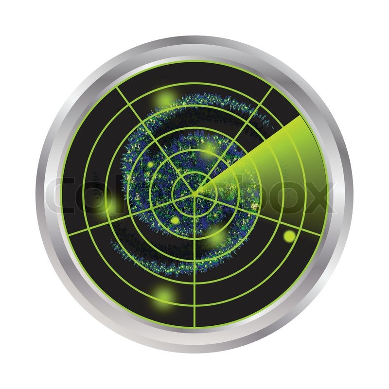 WEATHER RADAR | Stock vector | Colourbox