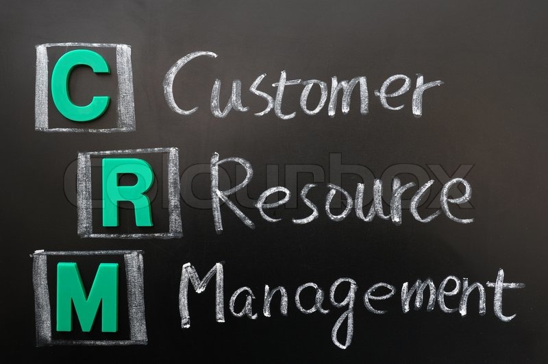 Acronym of CRM- Customer Resource ... | Stock image | Colourbox