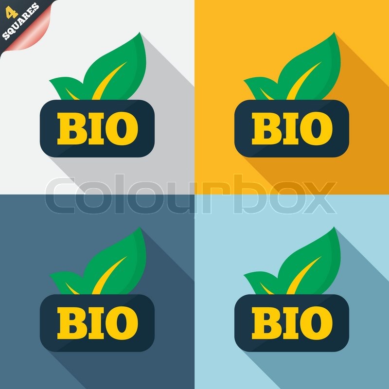Bio-Produkt-Schild-Symbol. ... | Stock-Vektor | Colourbox