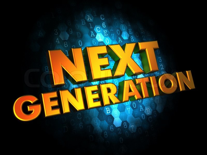 Next Generation Concept - Golden Color ... | Stock image | Colourbox