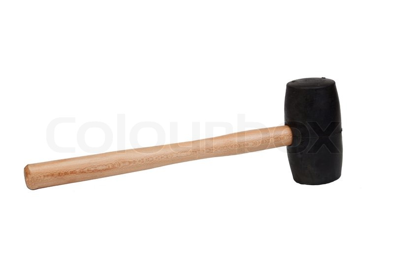 A mallet building tool isolated on ... | Stock image | Colourbox