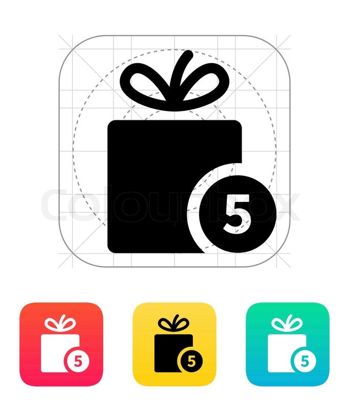 Box mit Nummer Symbol. | Stock-Vektor | Colourbox