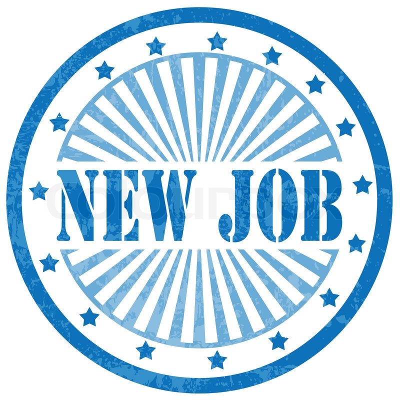 Neue Job-Stempel | Stock-Vektor | Colourbox
