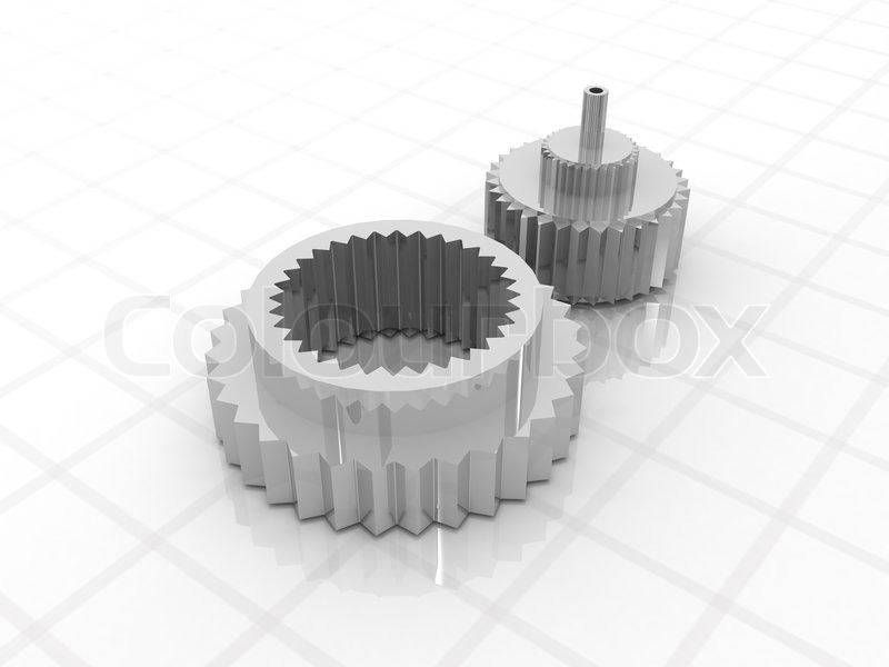 Automobile engine gears | Stock Photo | Colourbox