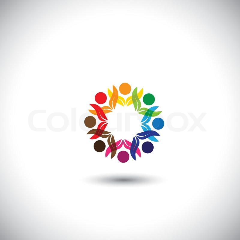 Menschen, Icons, gemeinschaftlichen ... | Stock-Vektor | Colourbox