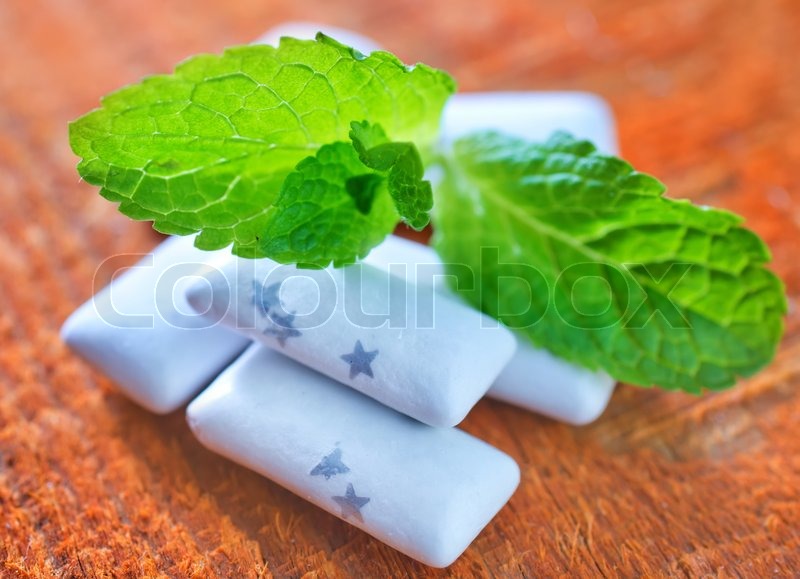 Mint gum | Stock image | Colourbox