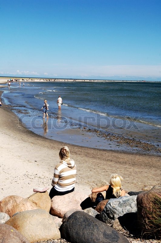 Danish beach in the summer | Stock image | Colourbox