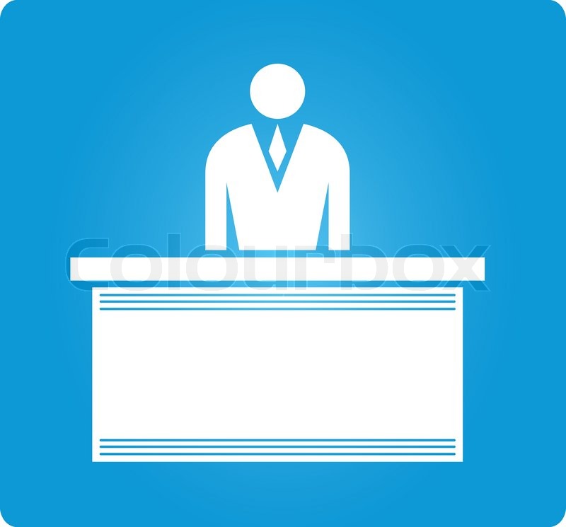 Reception symbol | Stock vector | Colourbox