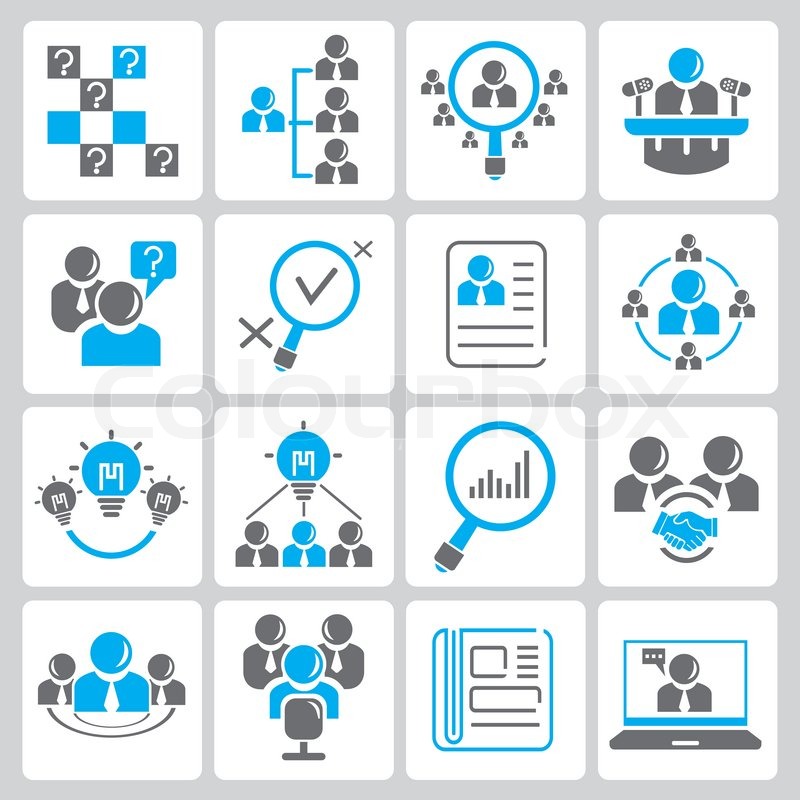 Business and organization management ... | Stock vector | Colourbox
