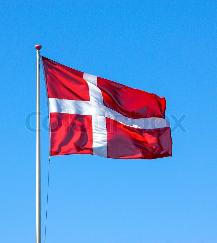 Dansk flag | Stock foto | Colourbox
