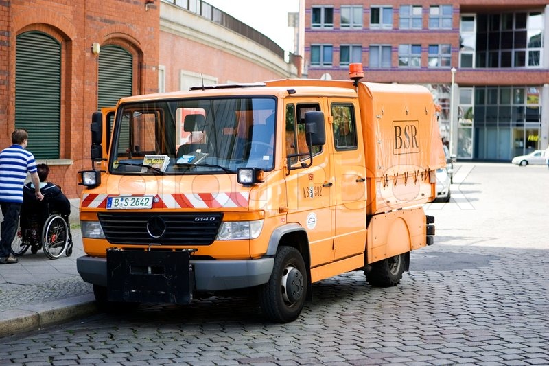 BSR vehicle in Berlin | Stock Photo | Colourbox