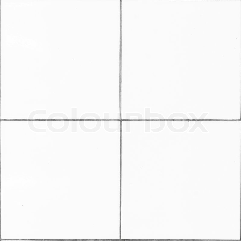 White Ceramic Tile Texture