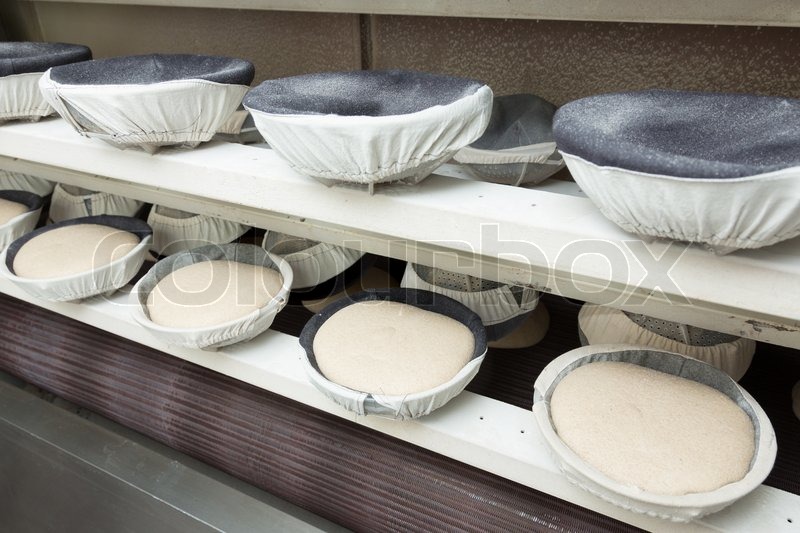 Forms for bread baking filled with ... | Stock image | Colourbox