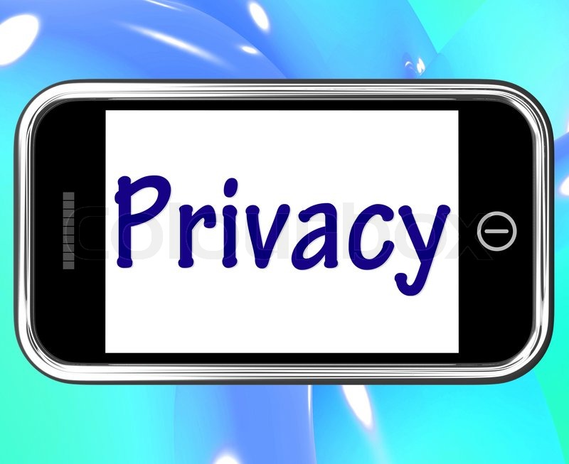 Privacy Smartphone Showing Protection ... | Stock image | Colourbox