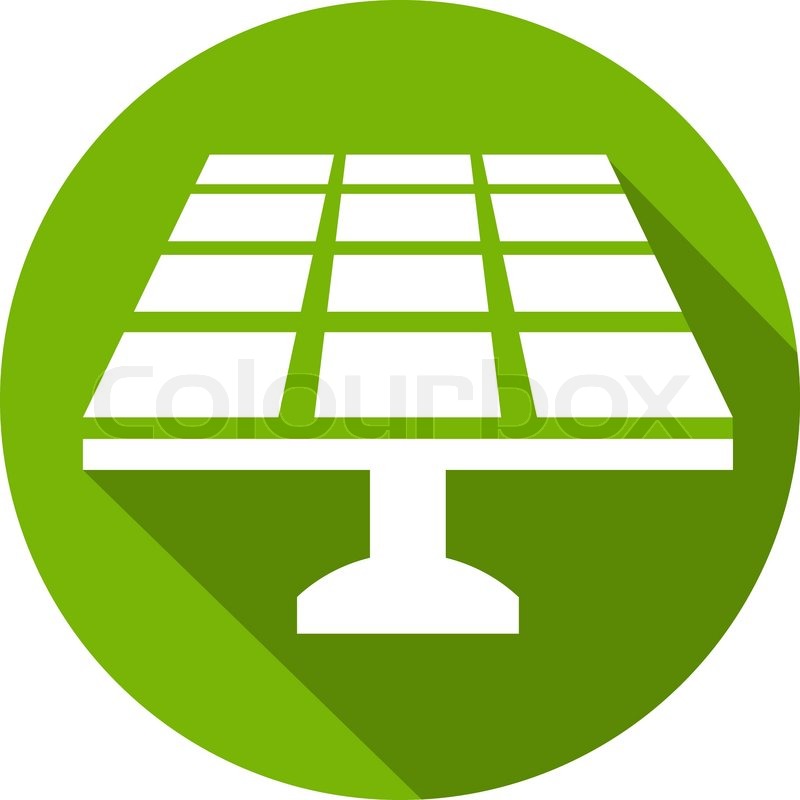 Ecology Flat Icon with shadow. Vector ... | Stock vector | Colourbox