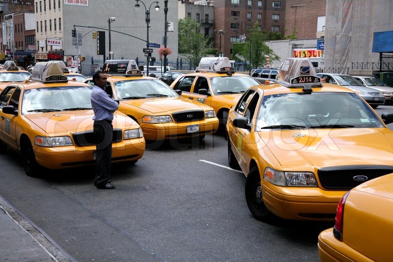 Cab, city, cabs | Stock Photo | Colourbox