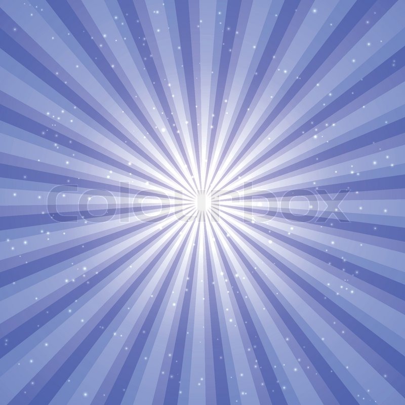 Abstract background with sun rays | Stock vector | Colourbox