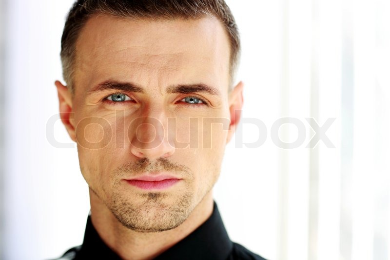 Closeup portrait of a confident ... | Stock Photo | Colourbox