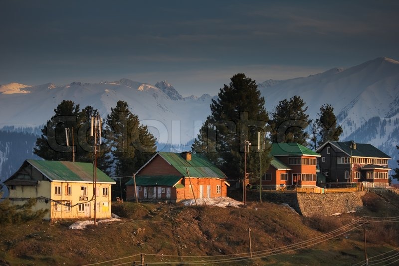 Gulmarg ski resorts, ... | Stock image | Colourbox