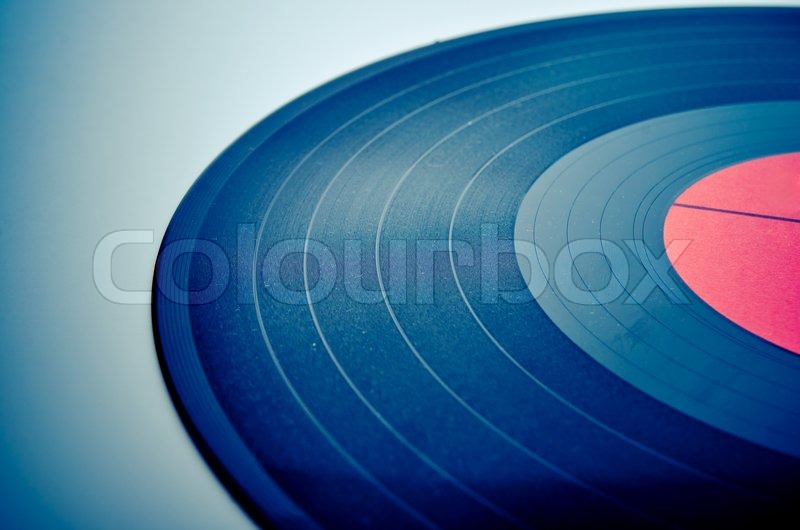 Vintage concept of a vinyl plate | Stock image | Colourbox