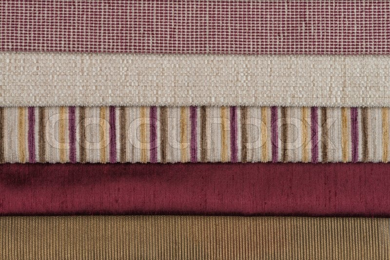 Closeup detail of multi color fabric ... | Stock image | Colourbox