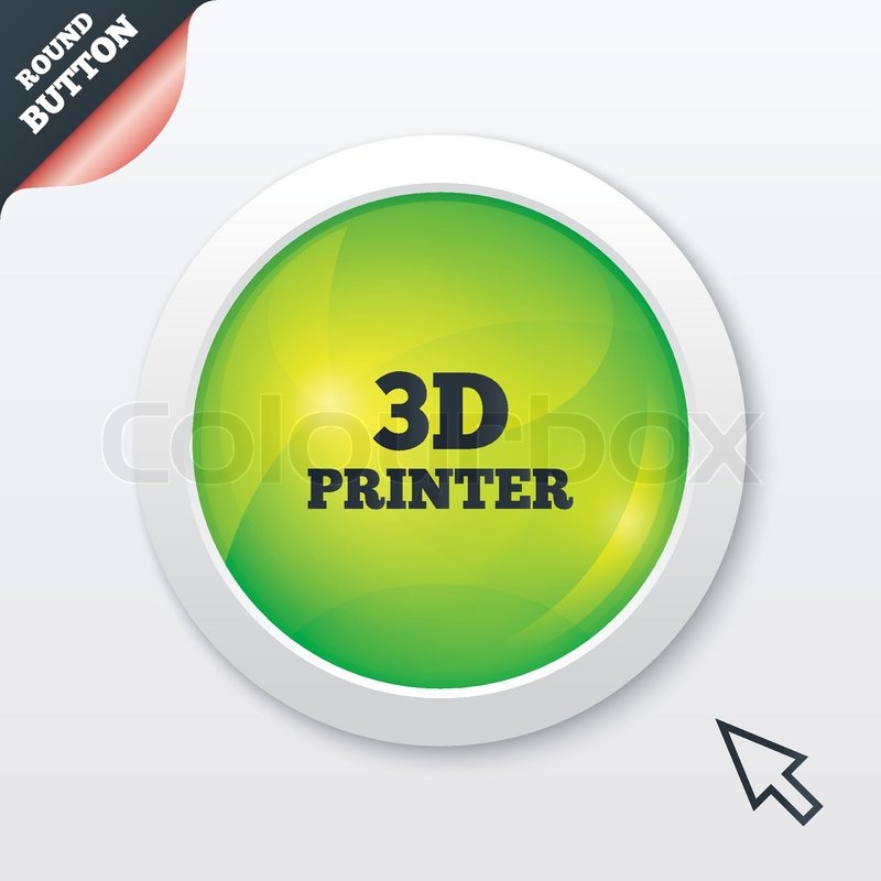 Print Button Icon Green
