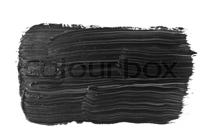 The black ink on a white background | Stock image | Colourbox