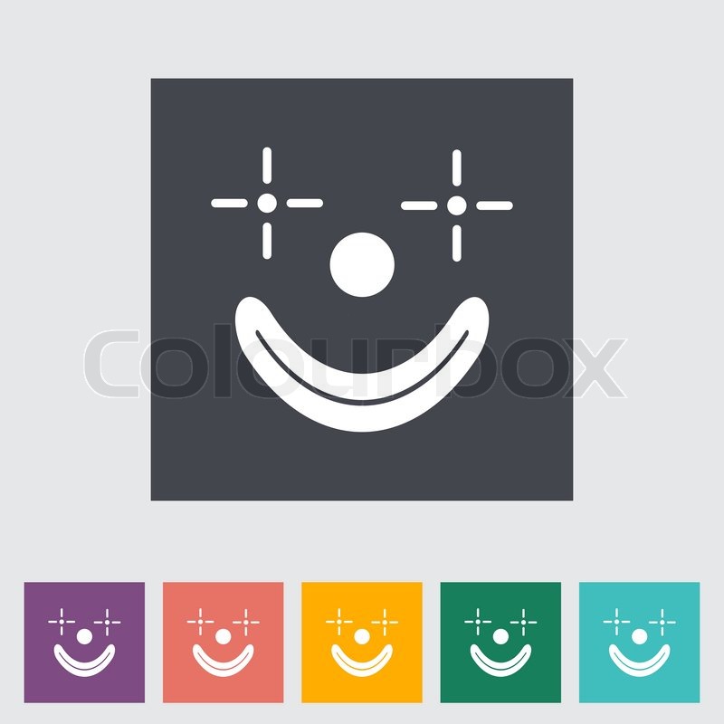 Clown-Symbol | Stock-Vektor | Colourbox
