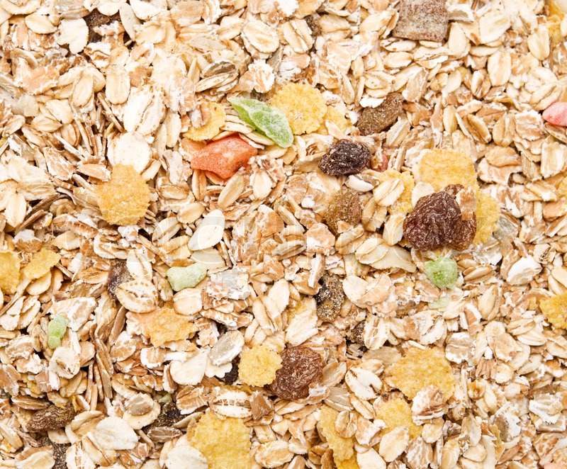Close up view of musli | Stock image | Colourbox