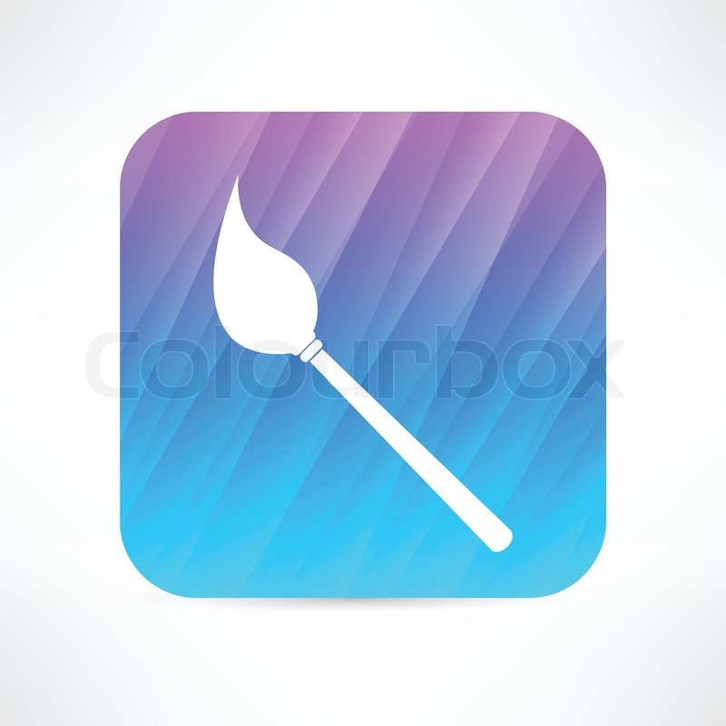 Paint brush icon | Stock vector | Colourbox