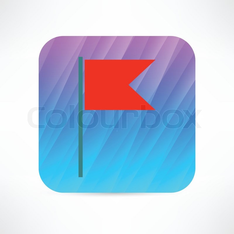 Small flag icon | Stock vector | Colourbox