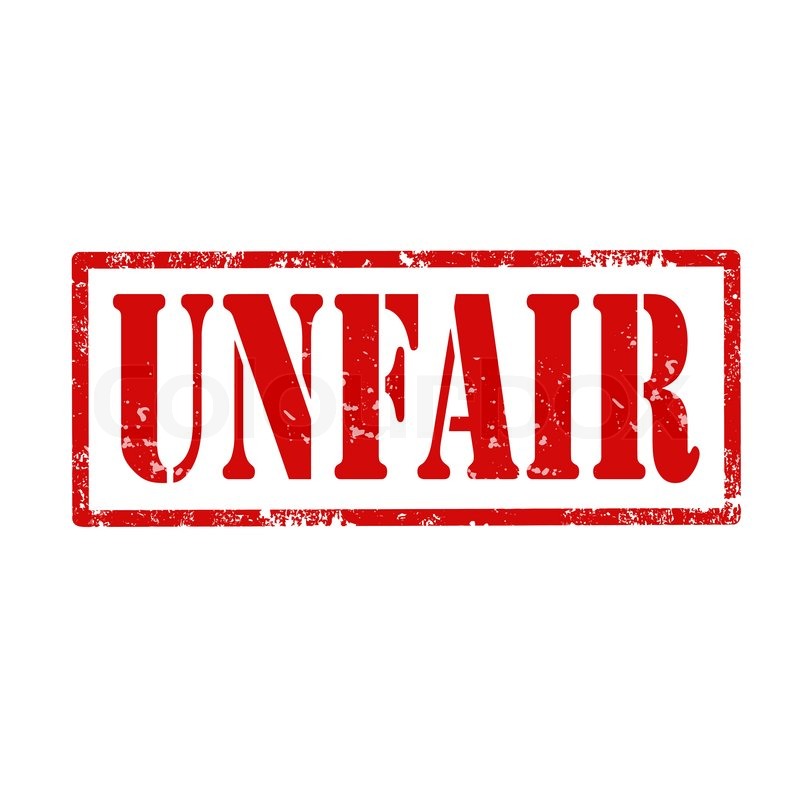 Unfair-Stempel | Stock-Vektor | Colourbox