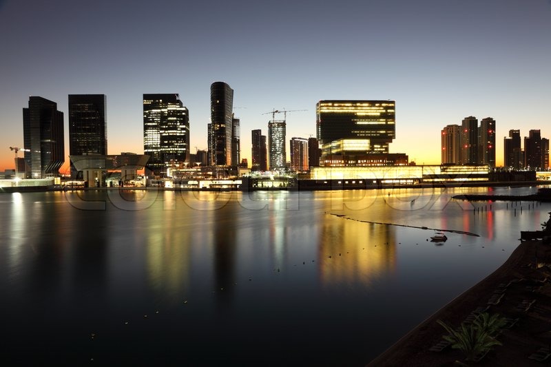Arabic Abu Dhabi Island