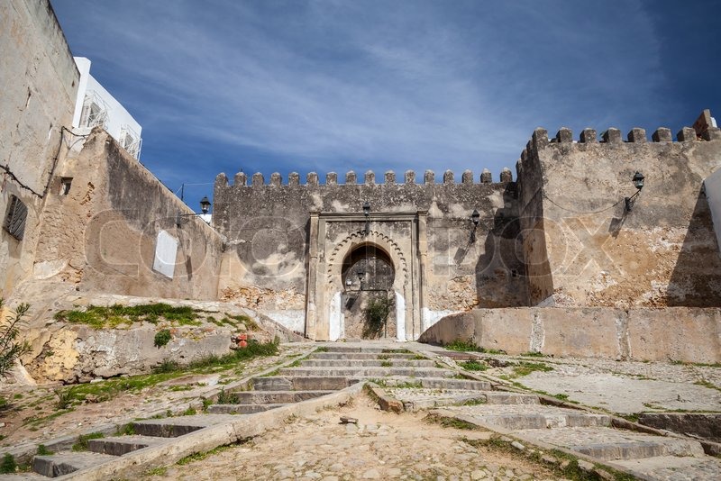 Alte Festung in Madina. Altstadt Tanger, ... | Stock Bild | Colourbox