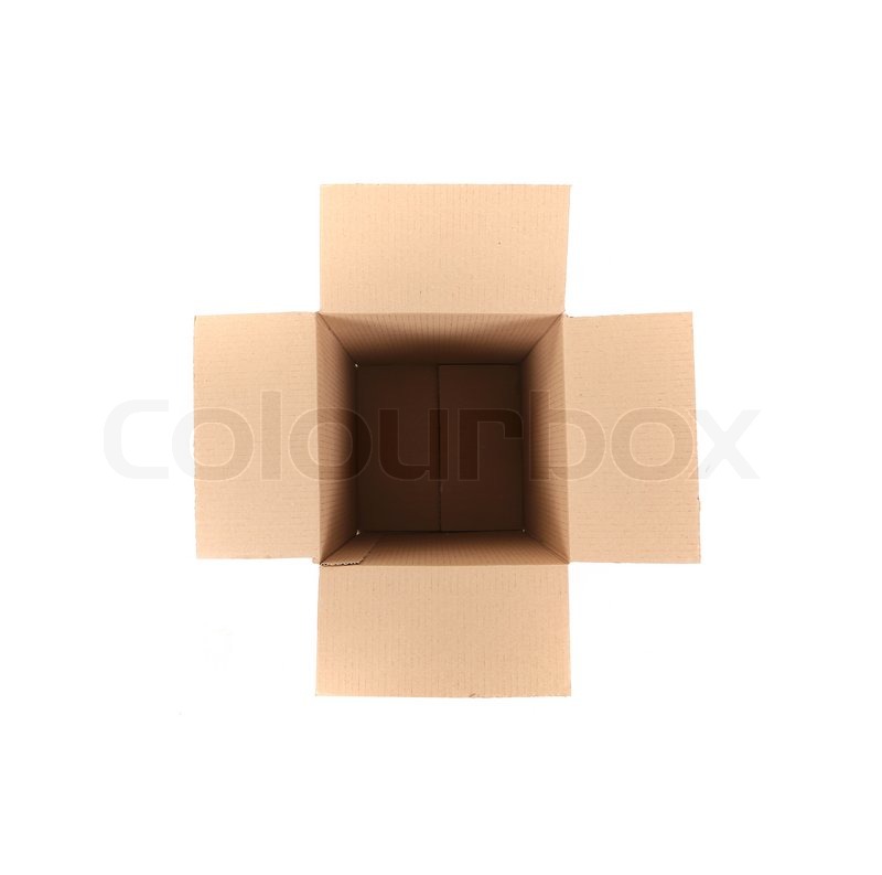 Braunen Karton. | Stock Bild | Colourbox