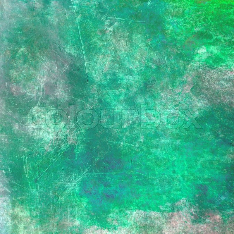 Green distressed background texture | Stock image | Colourbox