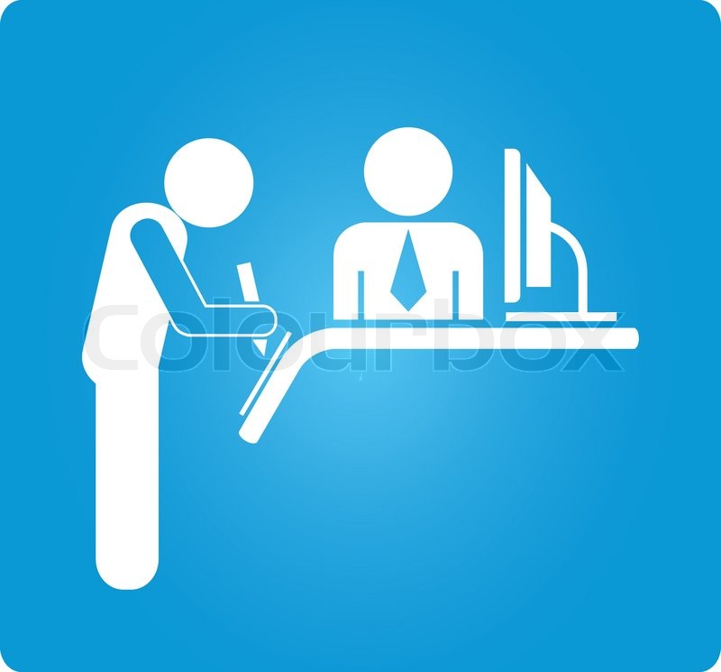 Rezeption | Stock-Vektor | Colourbox