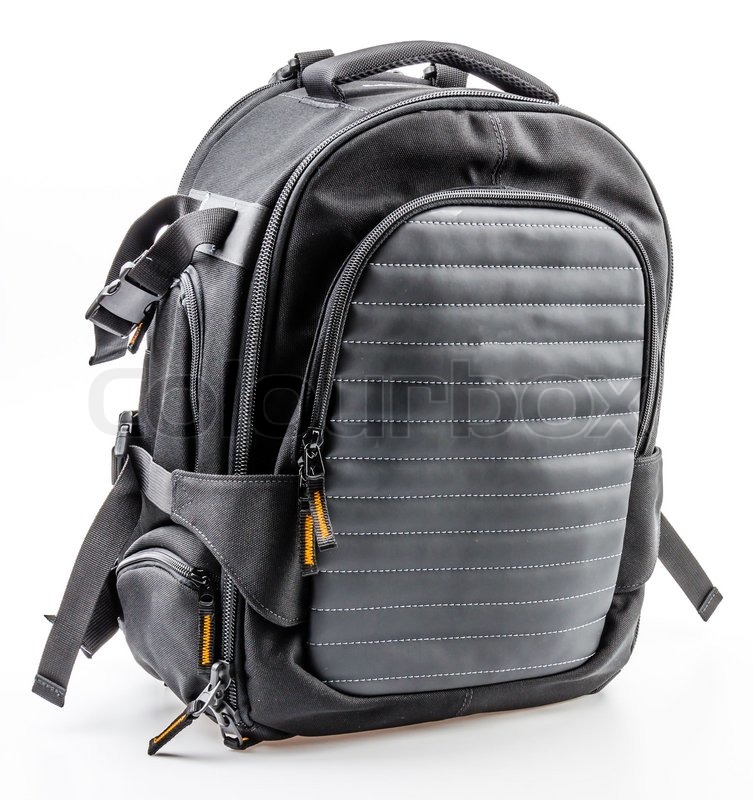 Backpack isolated white background | Stock image | Colourbox