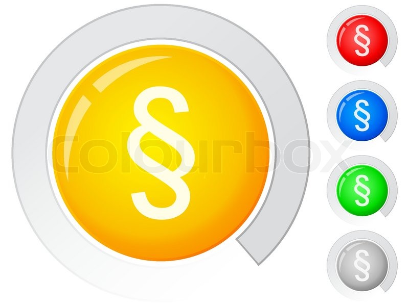 Circle buttons with paragraph symbol. ... | Stock vector | Colourbox