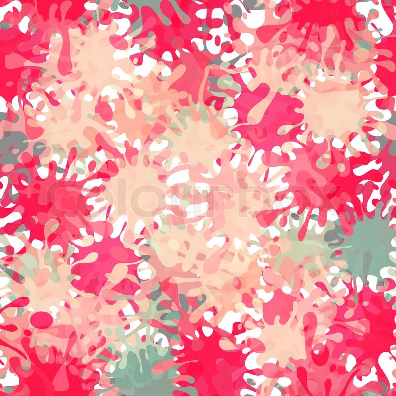 Vector Splash Abstract Seamless ... | Stock vector | Colourbox